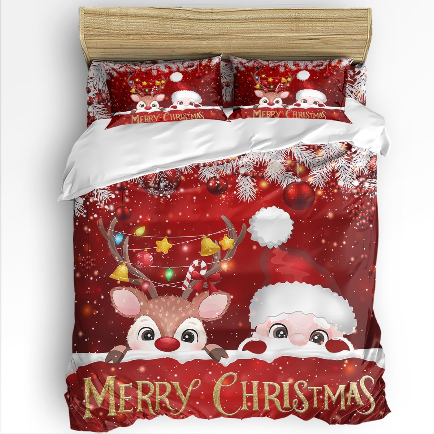 Christmas Bedding: Duvet Cover Sets - Christmas Time Treasures